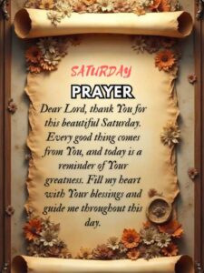 Saturday Weekend Blessings, Prayers & Quotes with Sweet Messages